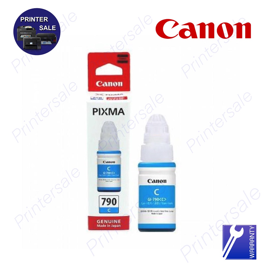 Canon GI-790 Cyan หมึก ขวดแท้ สำหรับ CANON แท้งแท้ G-Series | Shopee ...