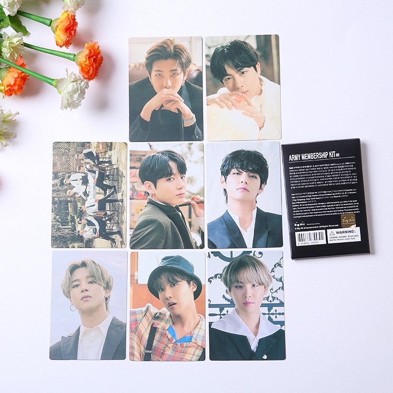 การ์ดBTS GLOBAL OFFICIAL FANCLUB ARMY MEMBERSHIP(มี8รูป) | Shopee Thailand