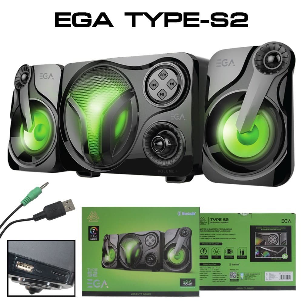 EGA TYPE-S2 ลำโพงบูทูธ | Shopee Thailand
