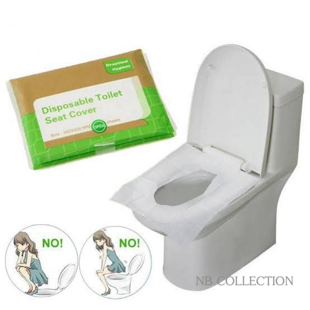 Disposable Toilet Seat Cover Travel กระดาษรองนั่งชักโครกกันเชื้อโรค แบบ ...