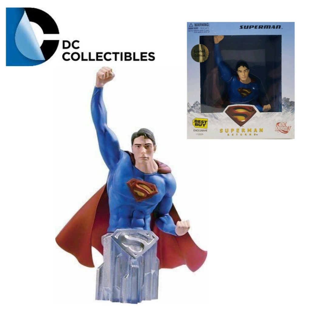 (Sold Out) DC Collectibles Superman Returns – Superman Mini Bust Statue ...