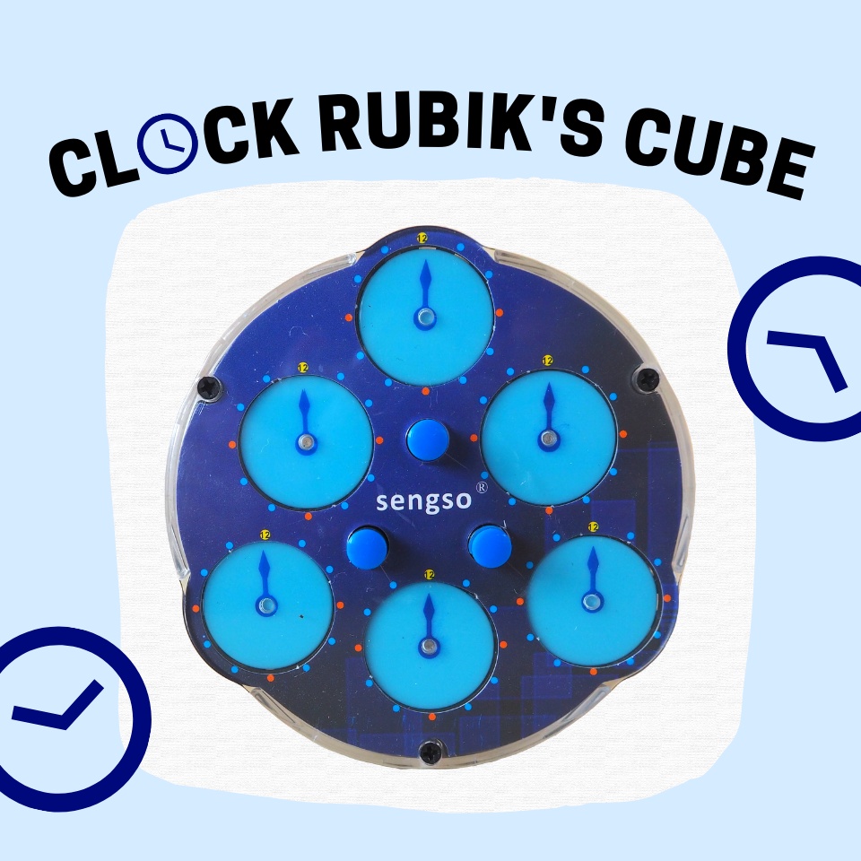 Clock Rubik's cube รูบิคนาฬิกาเเบบสามเหลี่ยม | Shopee Thailand
