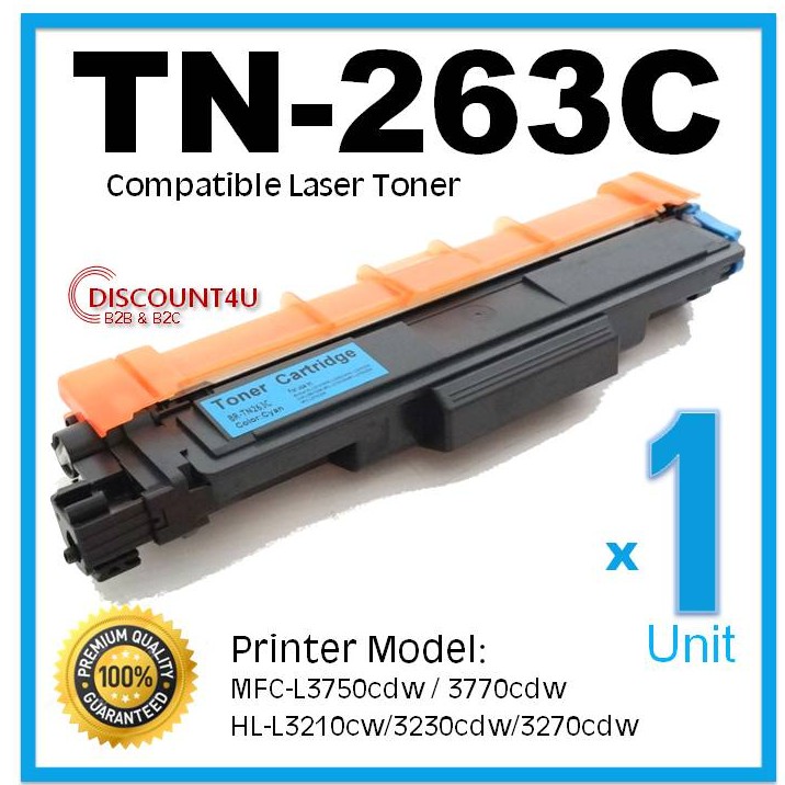 Discount4U ตลับหมึกเลเซอร์เทียบเท่า Toner Brother TN-263C For Brother ...