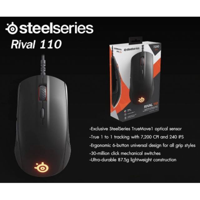 Steelseries rival 110 mouse gaming | Shopee Thailand