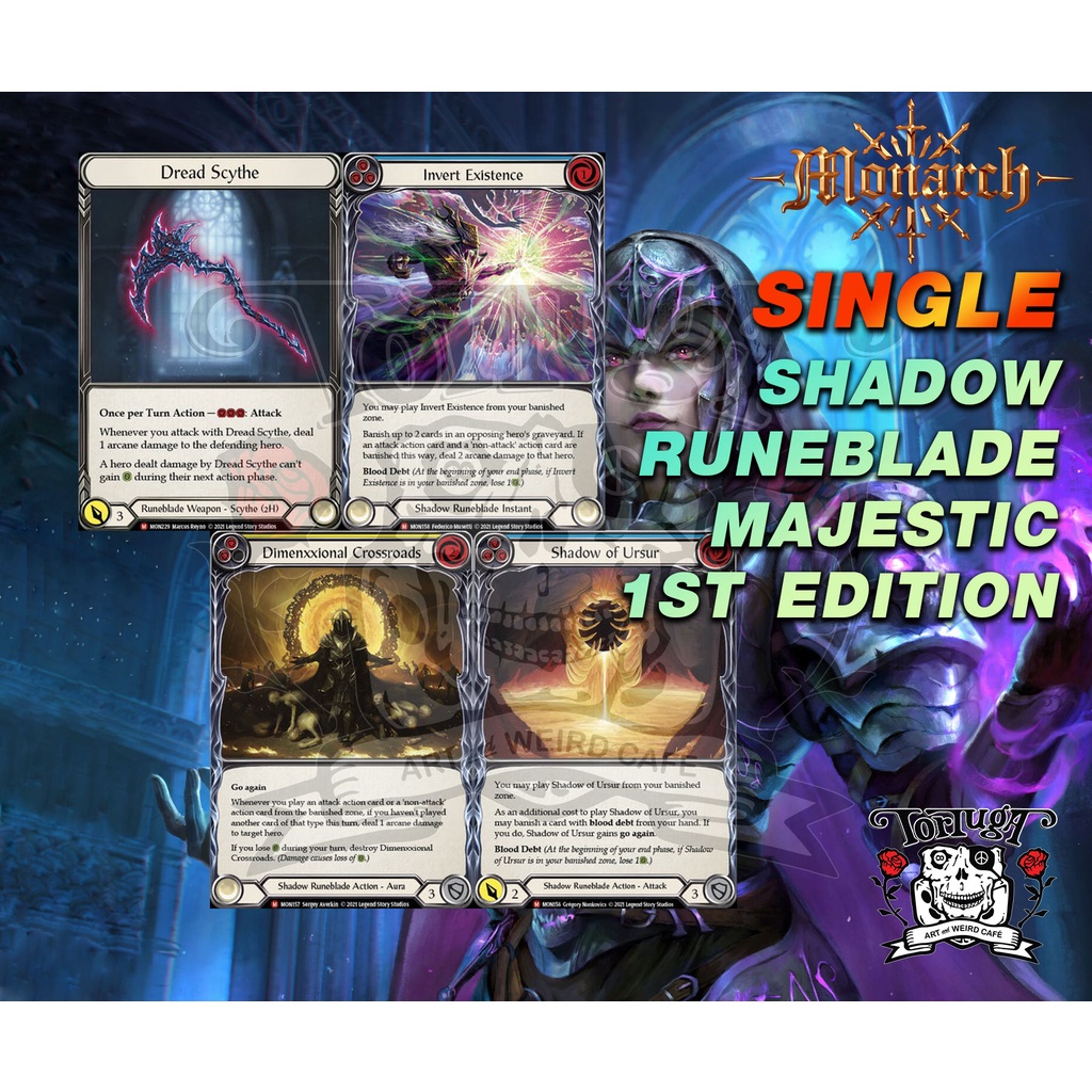 Shadow Runeblade Majestic | Monarch MON-A | Flesh and Blood TCG Single ...