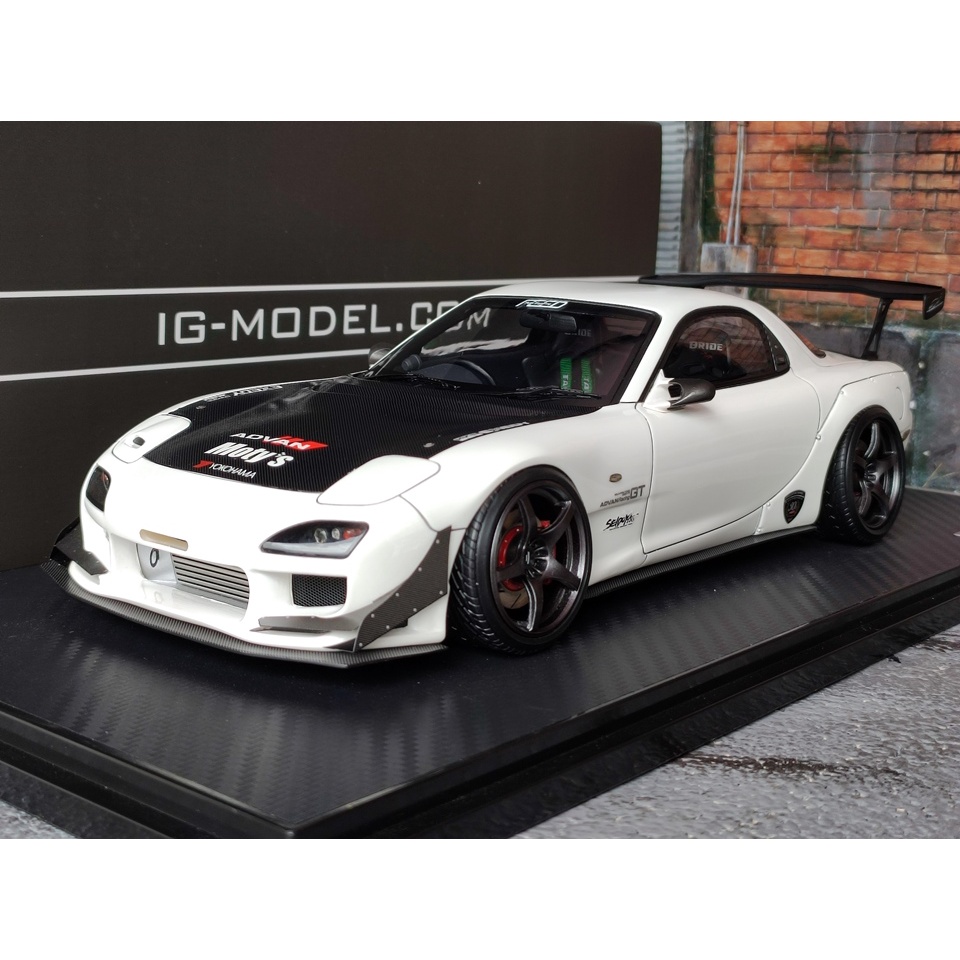 โมเดลรถRX7 ignition Model Feed Mazda RX7 FD3s ขนาด สเกล scale 1:18 1/18 ราคา โมเดลรถของขวัญ ...