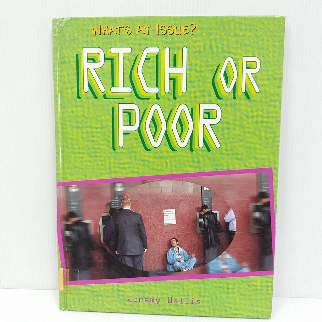 Rich Or Poor หนังสือภาษาอังกฤษ มือสอง Non Fiction หนังสือความรู้ ปกแข็ง