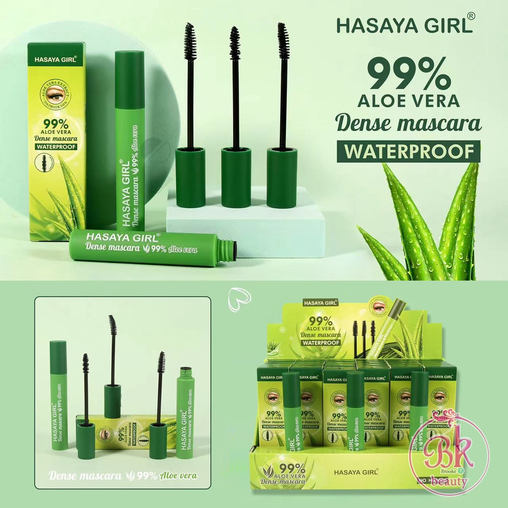 HASAYA GIRI มาสคาร่า ขนตาดูหนาตาโต สูตรใหม่ อโลเวร่า 99 % แบบหนา กันน้ำ ...