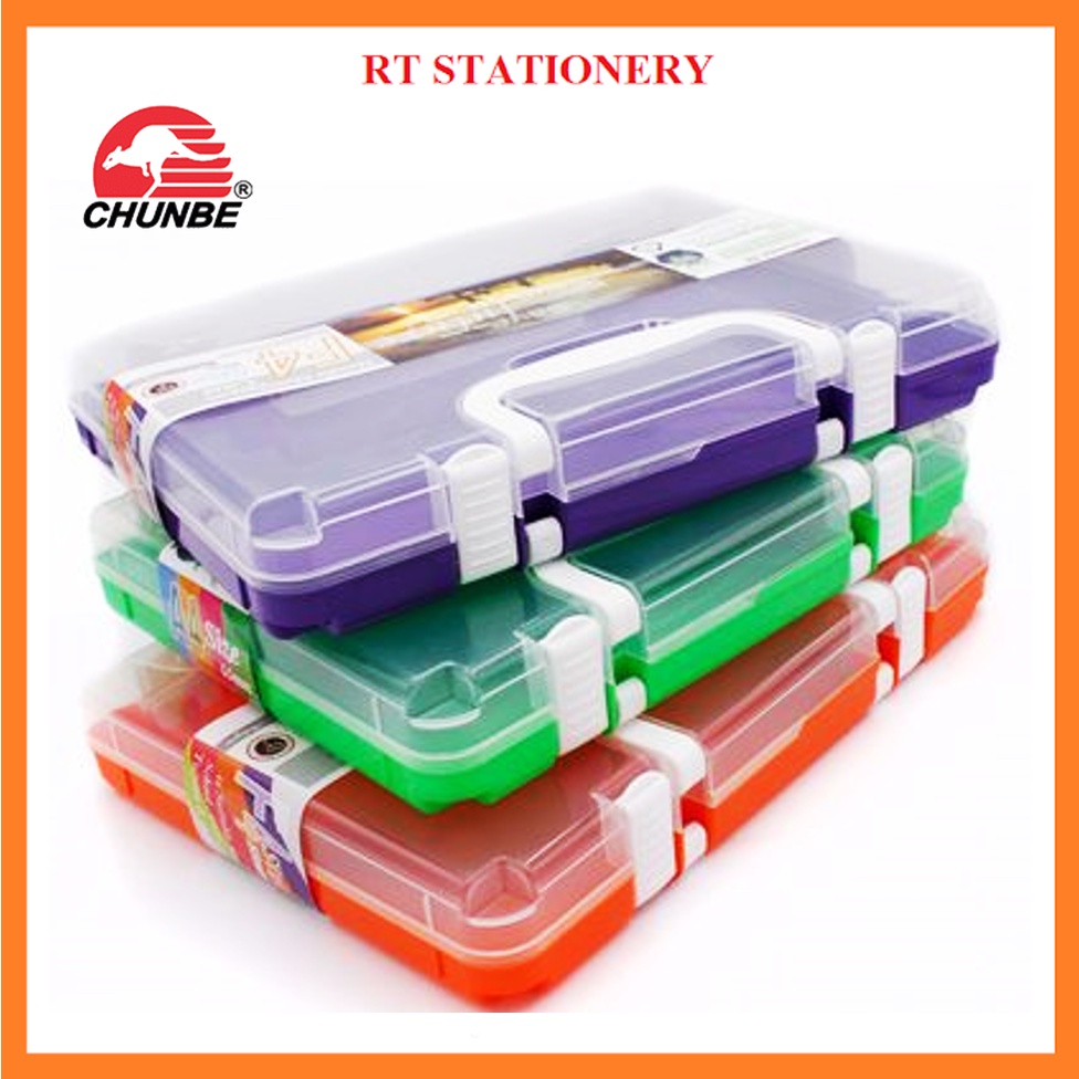 Chunbe กล่องเอกสารพลาสติก F4 55 มม. พร้อมที่จับ 8822 8823 | Shopee Thailand