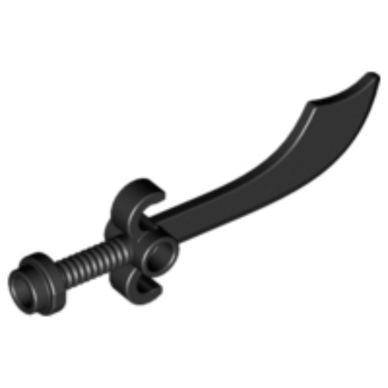 Part Lego 43887 Minifigure, Weapon Sword, Scimitar | Shopee Thailand