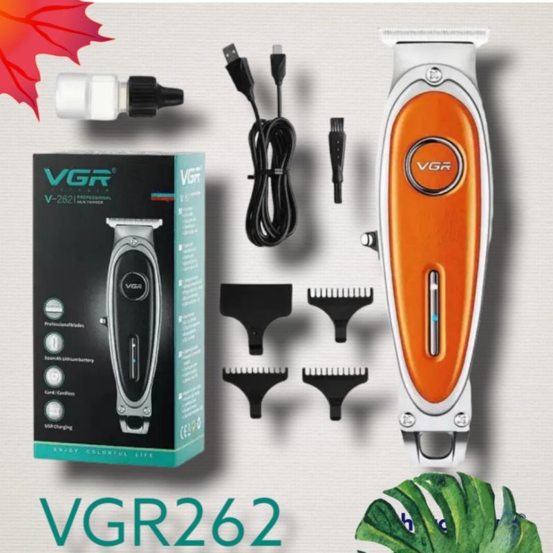 ปัตตาเลี่ยนตัดผมกันขอบแกะลายไร้สายVGR 262 | Shopee Thailand