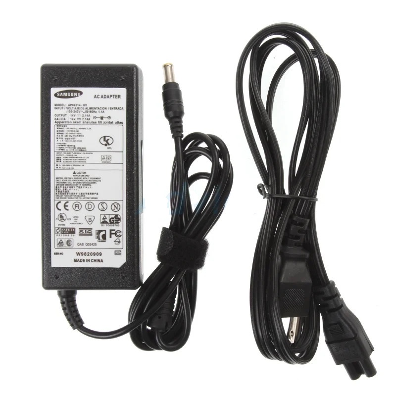 Adapter Samsung/LG 14V/3A (6.5 x 4.4mm) หัวเข็ม (Black) | Shopee Thailand