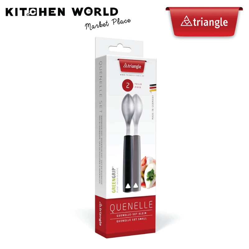 Triangle 908660202 quenelle spoon, small,large 2-pcs / ช้อนตักไอศครีม ...
