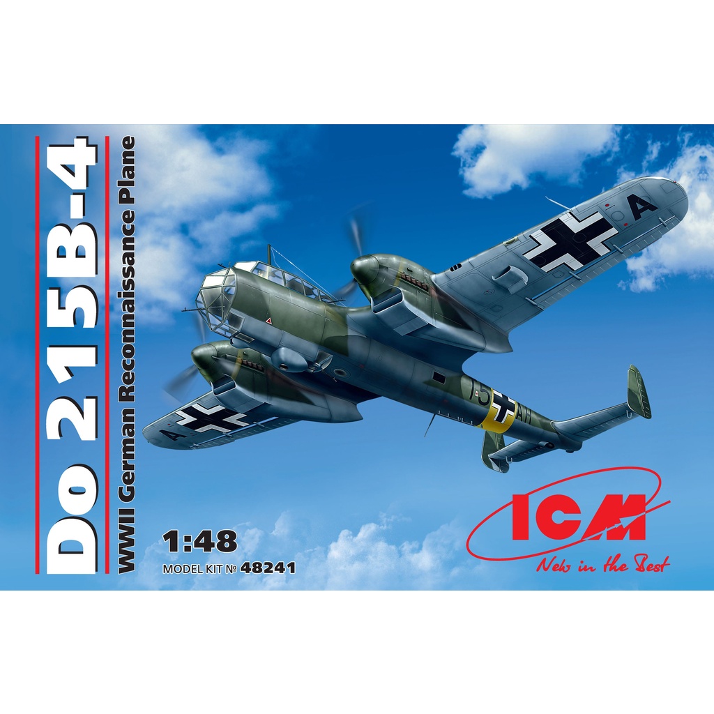 โมเดลเครื่องบิน ICM Model ขนาด 1/48 ICM48241 Do 215 B-4, WWII German ...