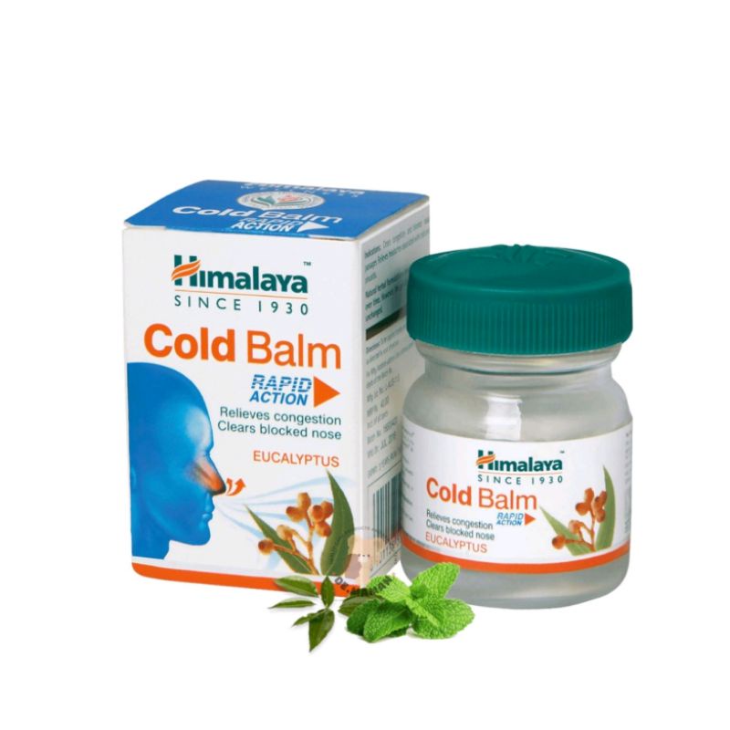 Himalaya Cold Balm 10g แก้เป็นหวัด คัดจมูก ปวดหัว กลิ่นยูคาลิปตัส ...
