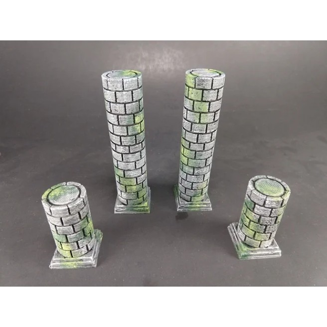 Cut-Stone Cylinder Pillars (ยังไม่ลงสี) | Shopee Thailand