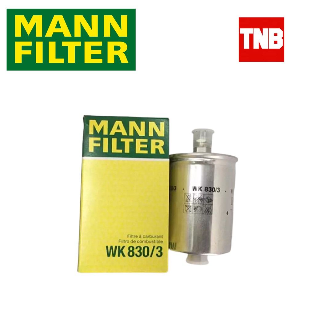 MANN FILTER BENZ กรองเบนซิน WK830/3 ( KL19 ) เบนซ์ เครื่อง M102 M103 ...