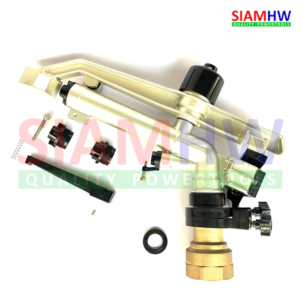 SIAMHW LUMO 16S สปริงเกอร์ ทองเหลือง 2 นิ้ว คุณภาพสูง ปรับองศาได้ รัศมีการฉีด 20-36 เมตร ...