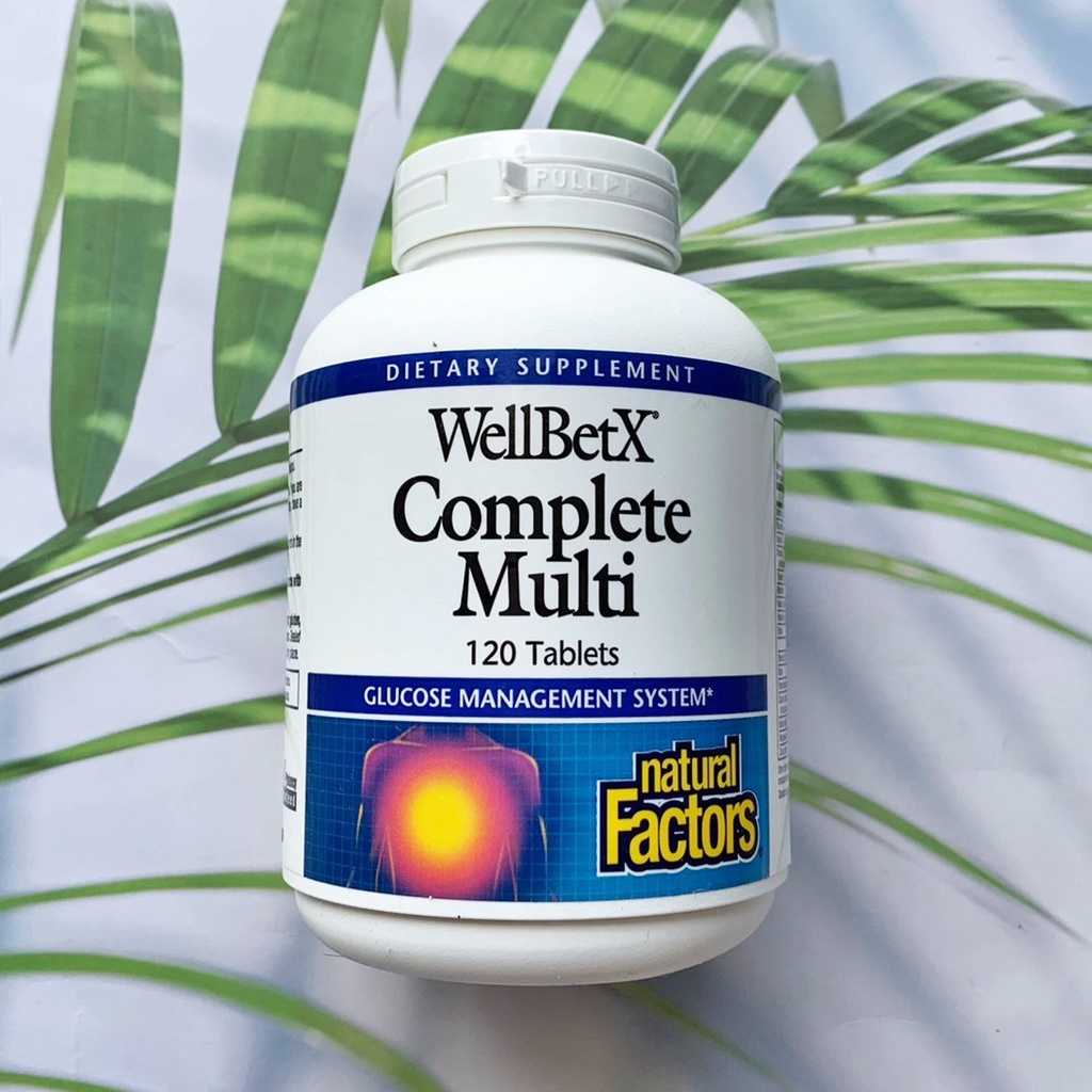 อาหารเสริม สมุนไพรและวิตามินรวม WellBetX Complete Multi 120 Tablets ...