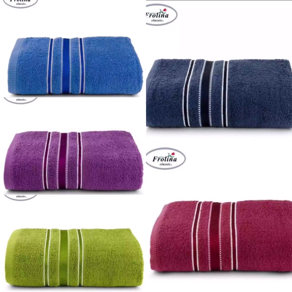 Frolina ผ้าขนหนูผืนใหญ่หนานุ่ม ซับน้ำดี ขนาด 30x60 นิ้ว | Shopee Thailand