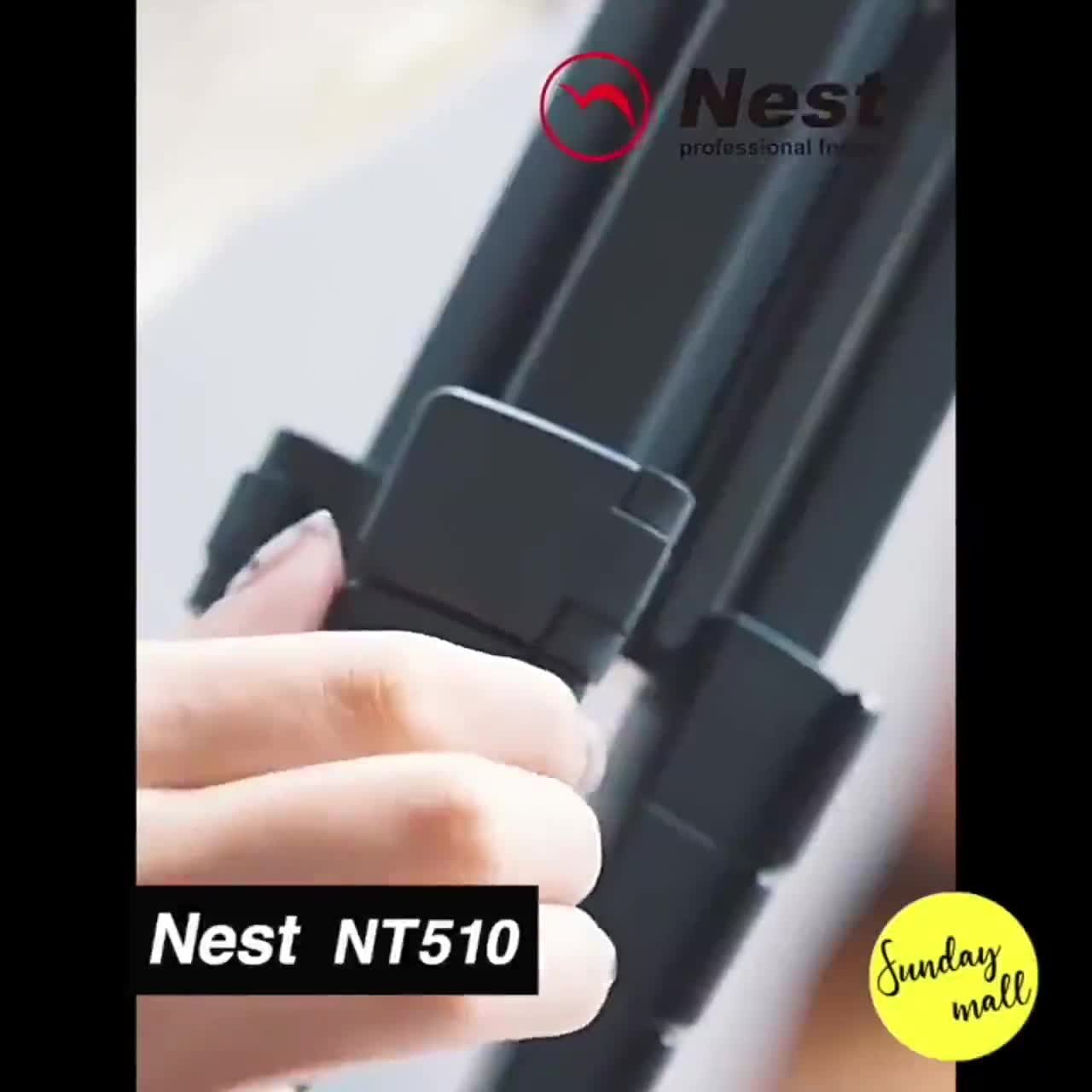 ขาตั้งกล้อง Nest NT-510 แข็งแรง พกพาสะดวก ยืดสูงสุดได้ 137 ซม. | Shopee Thailand
