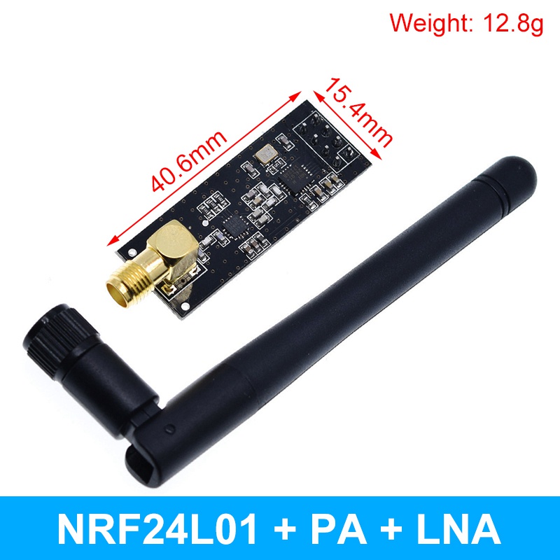 โมดูลส่งสัญญาณข้อมูลไร้สาย NRF24L01+ 2.4G 2.4GHz NRF24L01 NRF24L01+PA ...