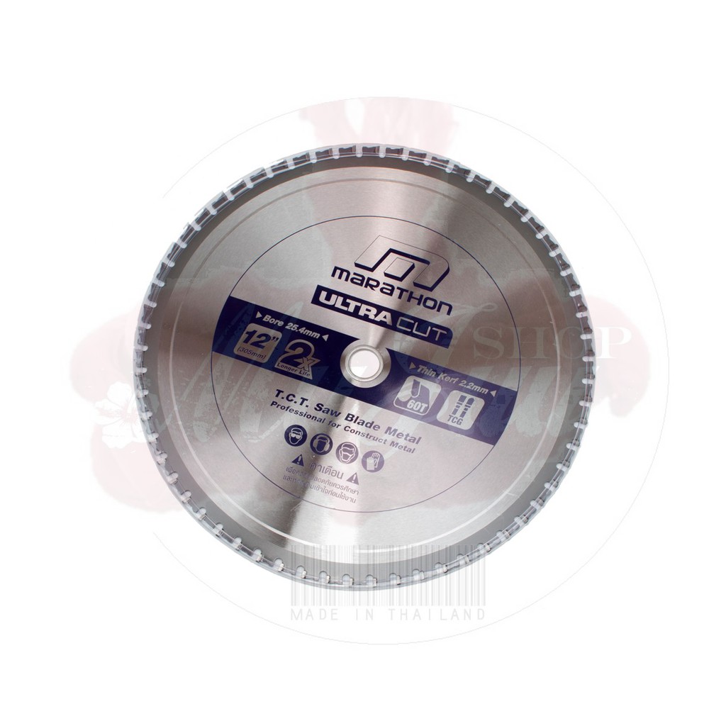 MARATHON ULTRA ใบเลื่อยตัดเหล็ก 12” ใบตัดเหล็ก12” ใบวงเดือน ใบตัดเหล็ก 12 นิ้ว ใบตัดเหล็ก 12 ...
