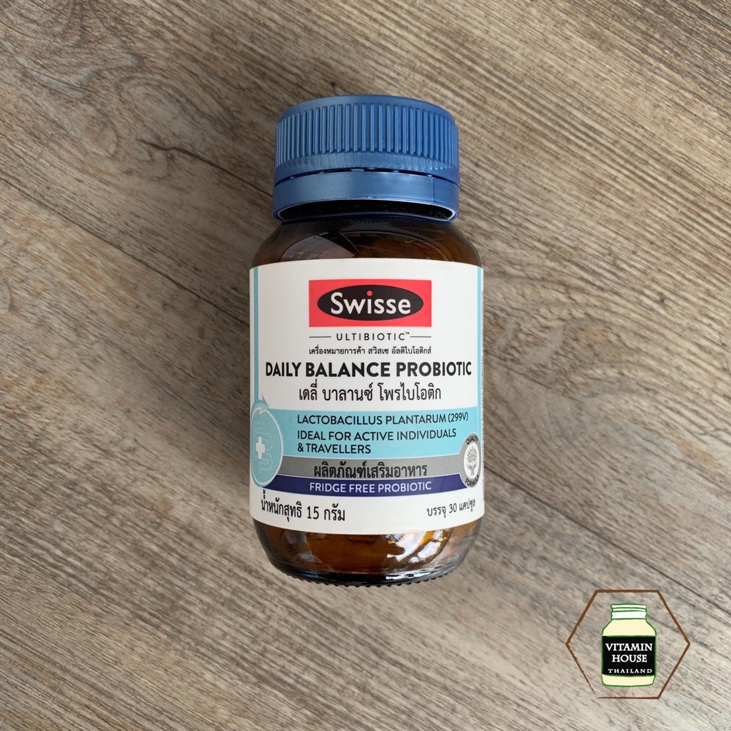 [ลด50%, exp.01/25] Swisse Daily Balance Probiotic เดลี่ บาลานซ์ โพรไบโอติก บรรจุ 30 แคปซูล ...