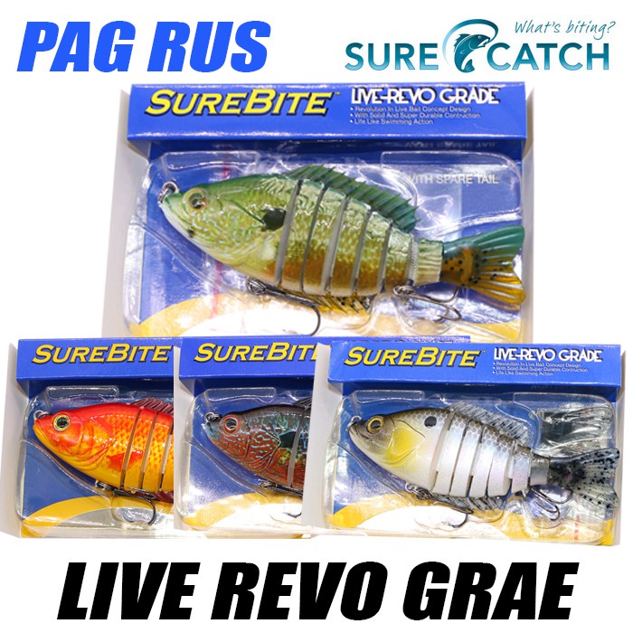 เหยื่อปลอม Surecatch SUREBITE LIVE REVO GRAE PAG RUS | Shopee Thailand