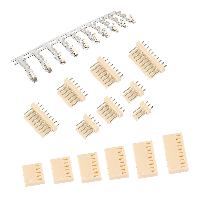 10 Set KF2510 Kits Connector2.54mm Pitch 2/3/4/5/6/7/8/9/10/11/12P Straigh Pin Header+Housing ...