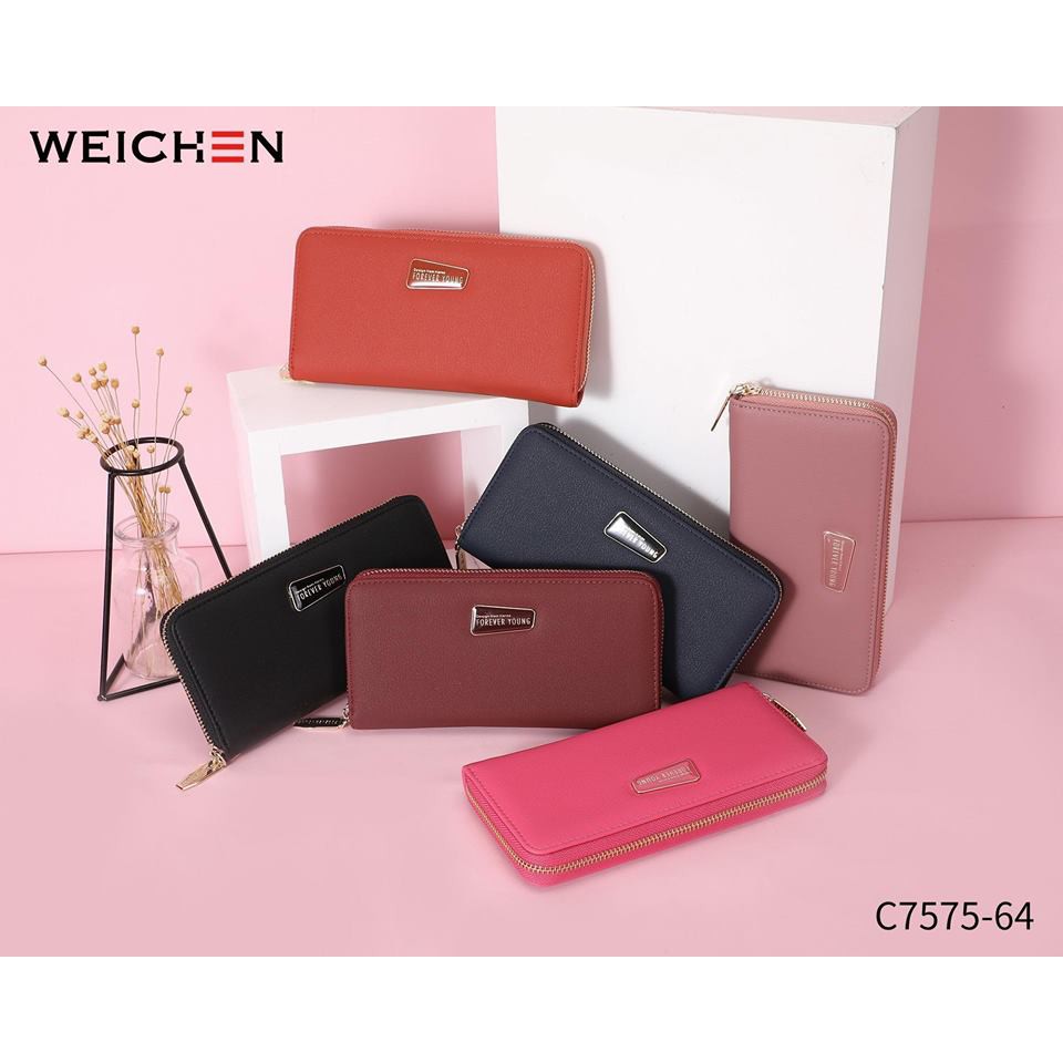 MakeeShop กระเป๋าสตางค์ รุ่น C7575-64 สีแดง ดำ เลือดหมู กรม นู้ด ชมพู ...