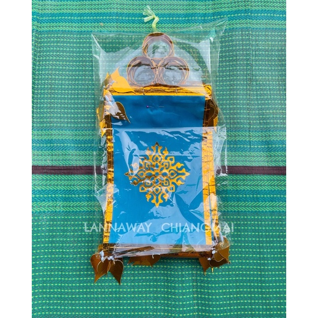 ตุงไชยล้านนา ตุงมงคลทางเหนือ กว้าง9นิ้วยาว2เมตร ตุงถวาย ตุงตกแต่ง ...