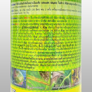 คิวรา (ไทแรม thiram 80% WP) 1 กิโลกรัม สารป้องกันกำจัดโรคพืช โรคกาบใบ ...