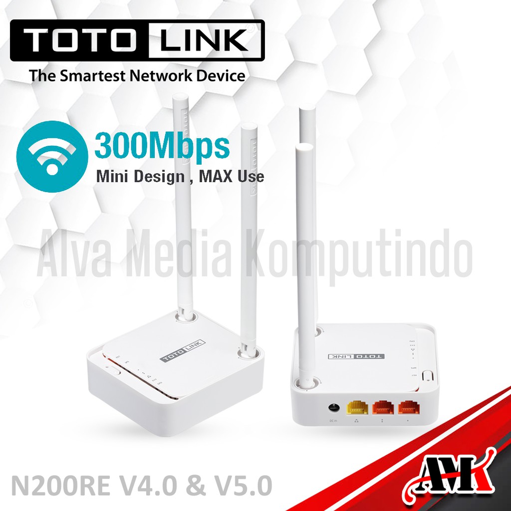 Totolink N200RE Mini Wireless Router N200RE V4.0 & V5.0 / Toto Link ...