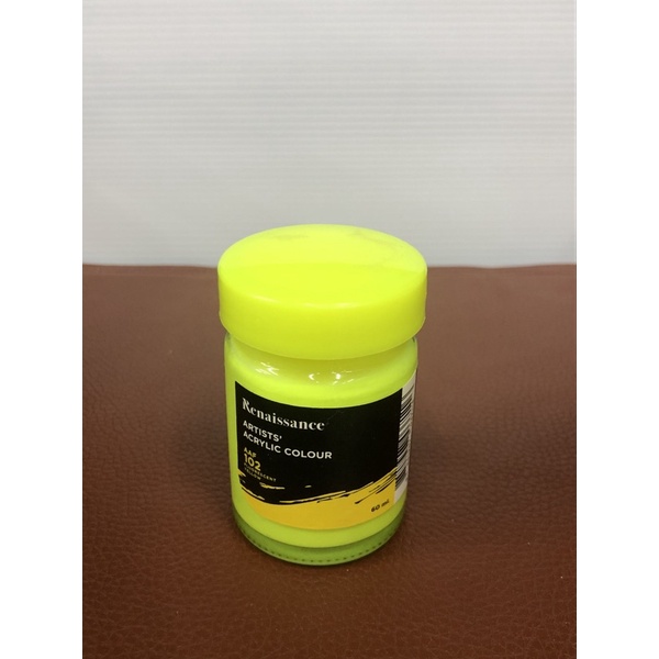 Acrylic Fluo Colour สีอะคริลิคสะท้อนแสงเรนาซองซ์60ml | Shopee Thailand