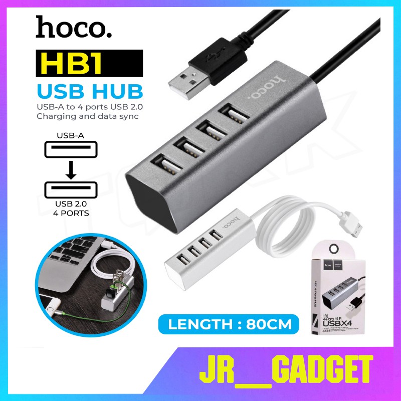 Hoco HB1 Ports HUB อุปกรณ์เพิ่มช่อง USB ใช้งานง่าย | Shopee Thailand