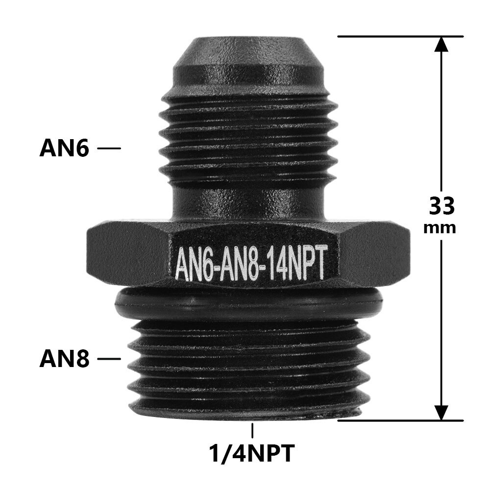 อะแดปเตอร์ข้อต่อท่อน้ํามันเชื้อเพลิง AN6 AN8 AN10 AN12 To AN To M16 M18x1.5 | Shopee Thailand