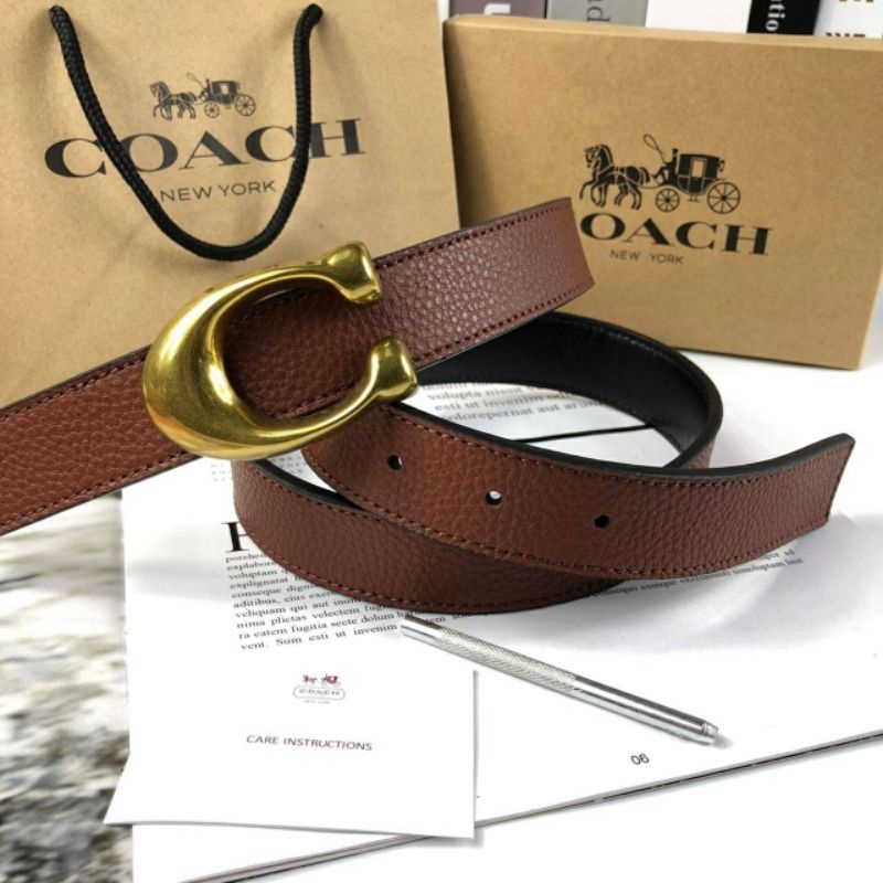 COACH Belt Size Belt : 2.8 x 106 cm | Shopee Thailand