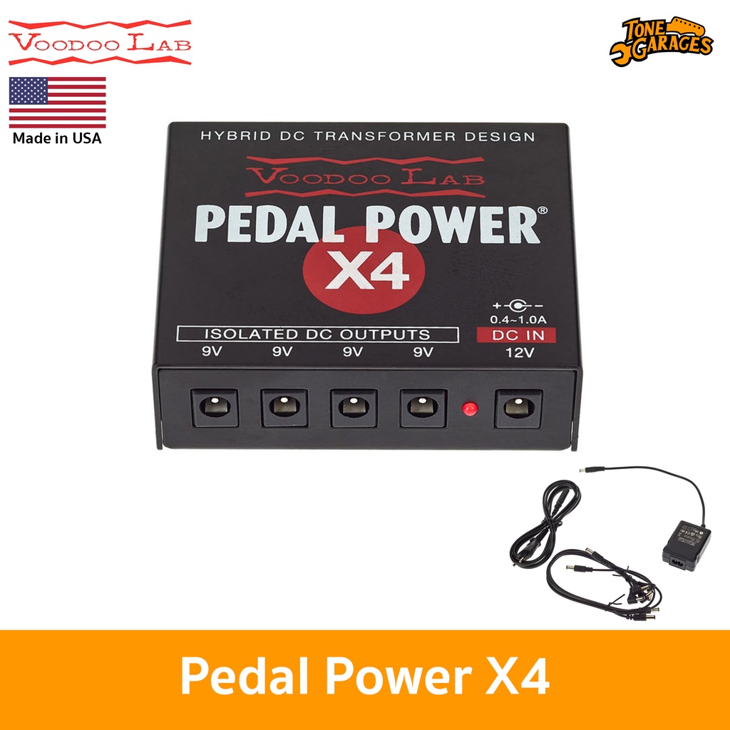 Voodoo Lab Pedal Power X4 Power Supply จ่ายไฟ Pedalboard เอฟเฟค พร้อม ...