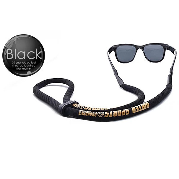 สายคล้องแว่นตาลอยน้ำ Float Glasses Rope สีดำ | Shopee Thailand
