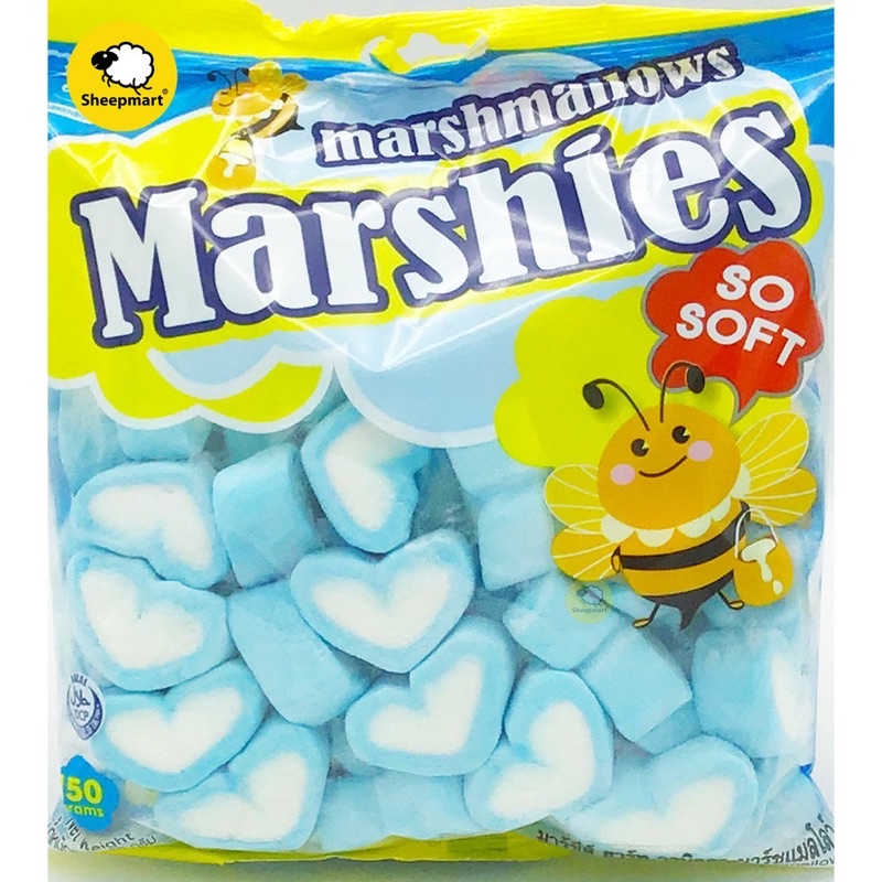 ยี่ห้อขายดีอันดับหนึ่ง🔥มาร์ชแมลโลว์ Marshies marshmallows ถุง 150 กรัม ...