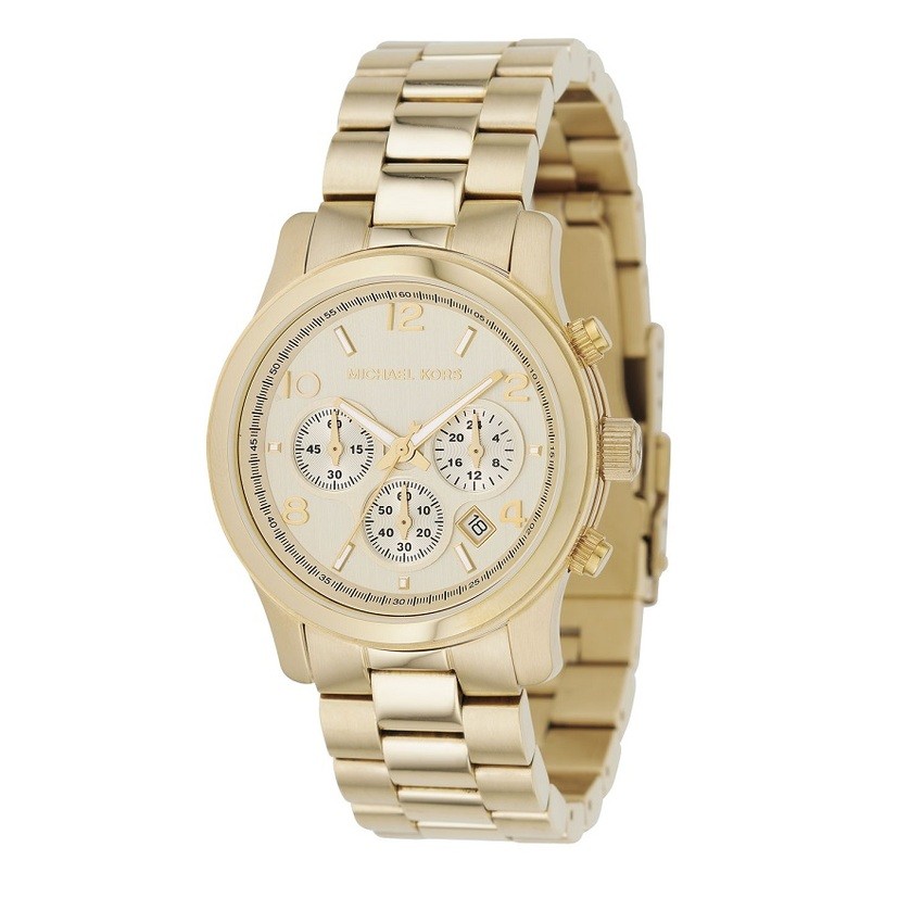 Michael Kors นาฬิกาข้อมือผู้หญิง สายสแตนเลส รุ่น MK5055 - Gold | Shopee ...