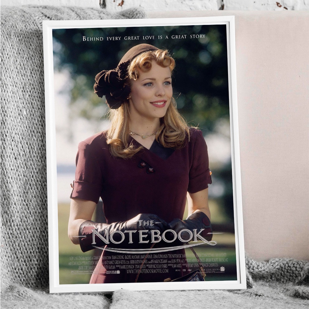 The Notebook Poster 2004 : Ryan Gosling, Rachel McAdams โปสเตอร์ รักเธอ ...