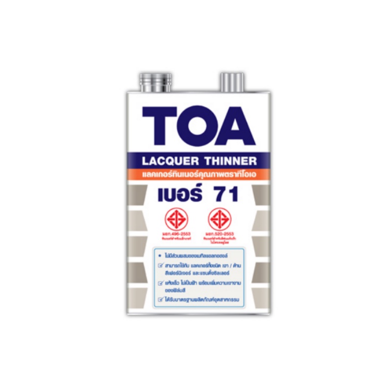 ทีโอเอ แล็กเกอร์ แซนดิ้ง ซีลเลอร์ TOA LACQUER สีรองพื้น อุดเสี้ยนไม้ ปรับพื้นผิว 3.785 ลิตร ...