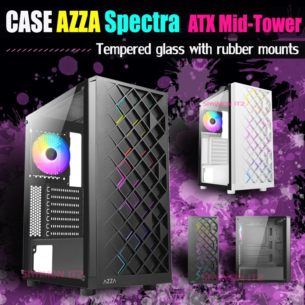 Case AZZA SPECTRA Tempered Glass with rubber mounts | Shopee Thailand