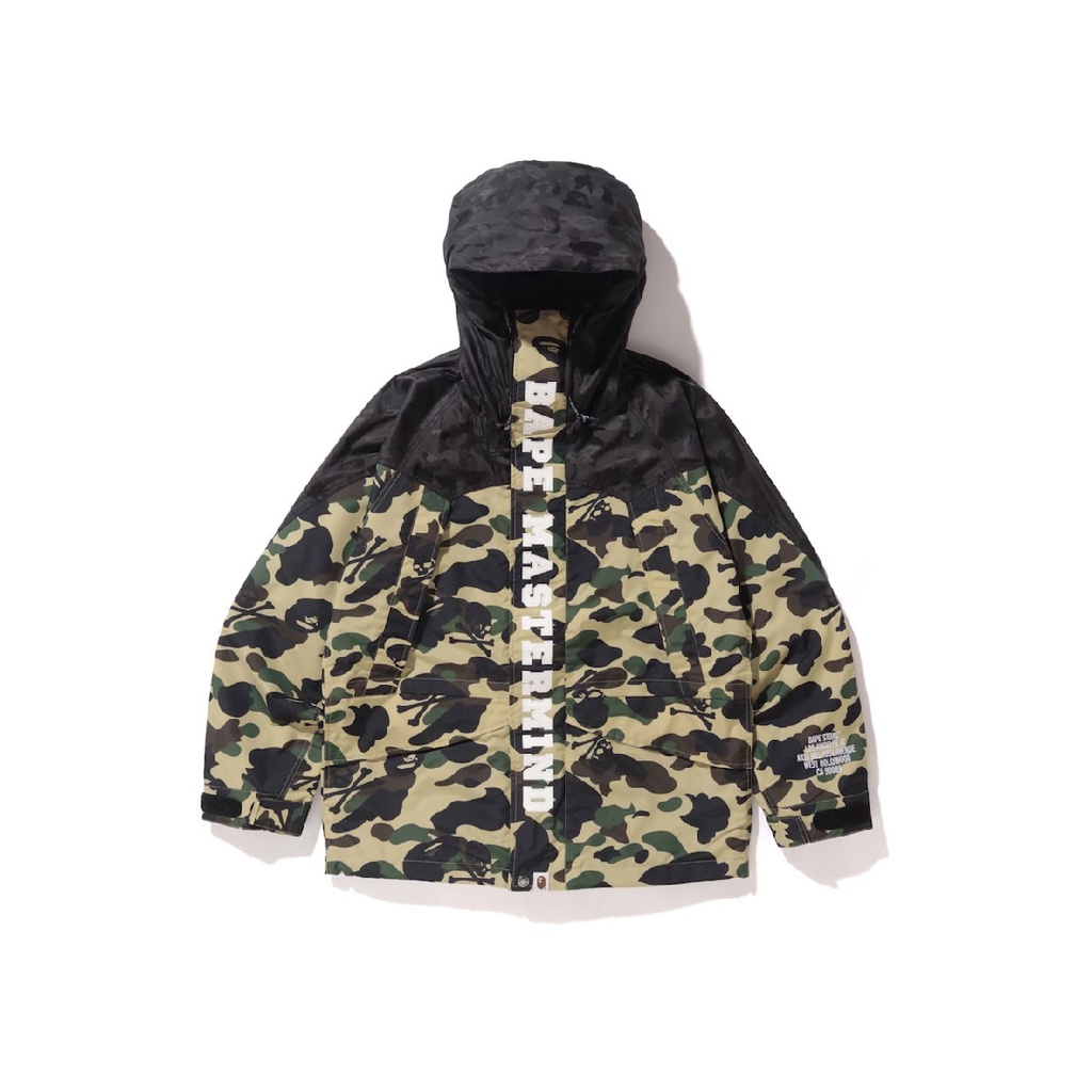 BAPE x Mastermind 1st Camo Snowboard Jacket (YELLOW) | Shopee Thailand
