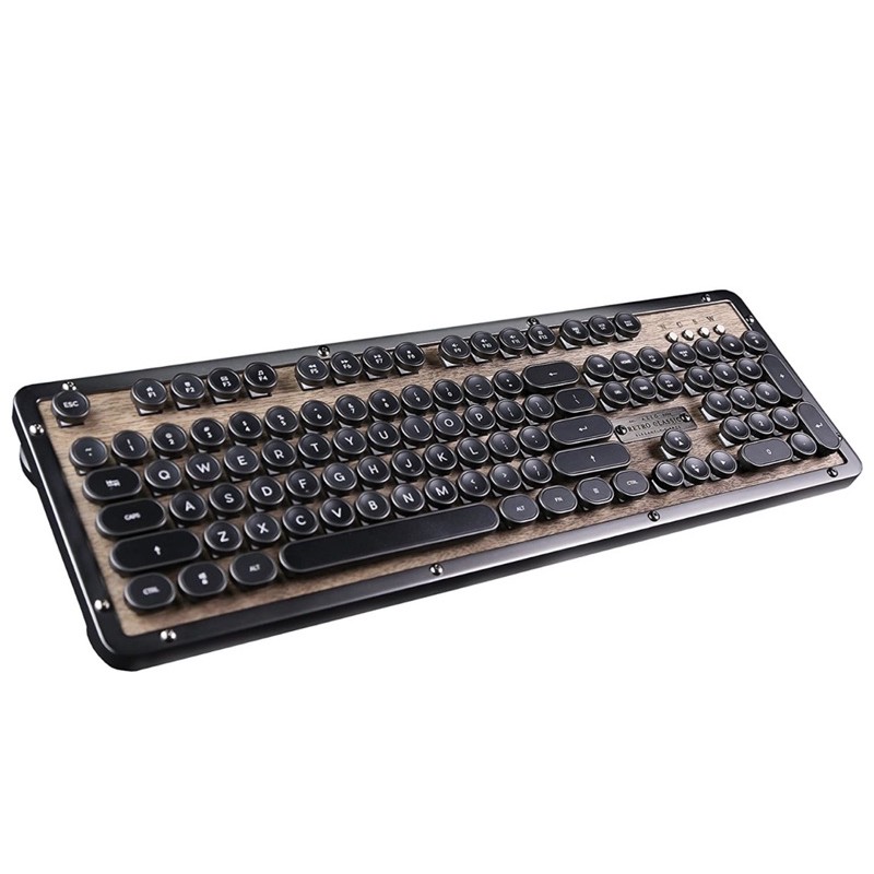 AZIO Wooden Wireless Keyboard สุดยอดงาน Premium สุดคลาสสิค | Shopee ...