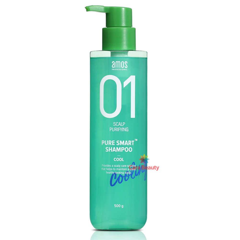 Amos Professional 01 SCALP PURIFYING PURE สมาร์ม [COOL] แชมพู ขนาด 500 ...
