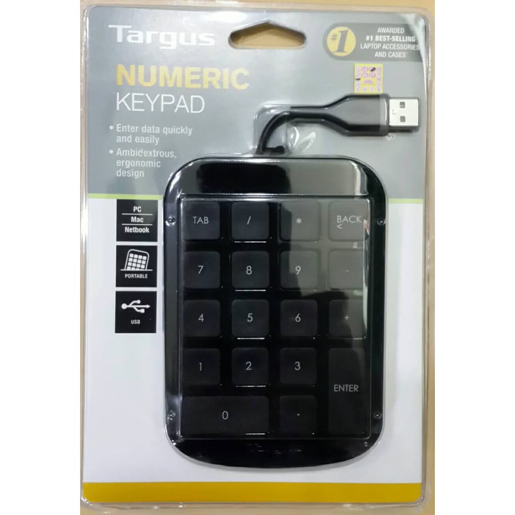 แป้นพิมพ์ตัวเลข KEYPAD TARGUS AKP10AP ORIGINAL TARGUS NUMERIC KEYPAD ...