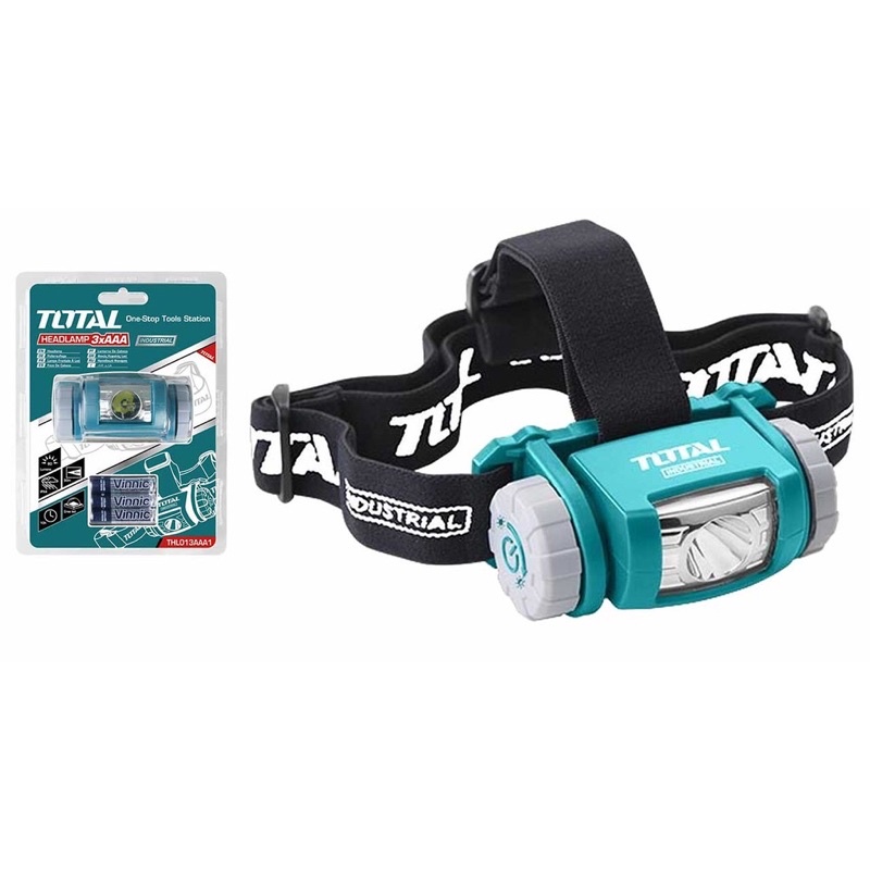 Total ไฟฉาย LED คาดศรีษะ 3 x AAA รุ่น THL013AAA6 (พร้อมถ่าน 3 ก้อน ...
